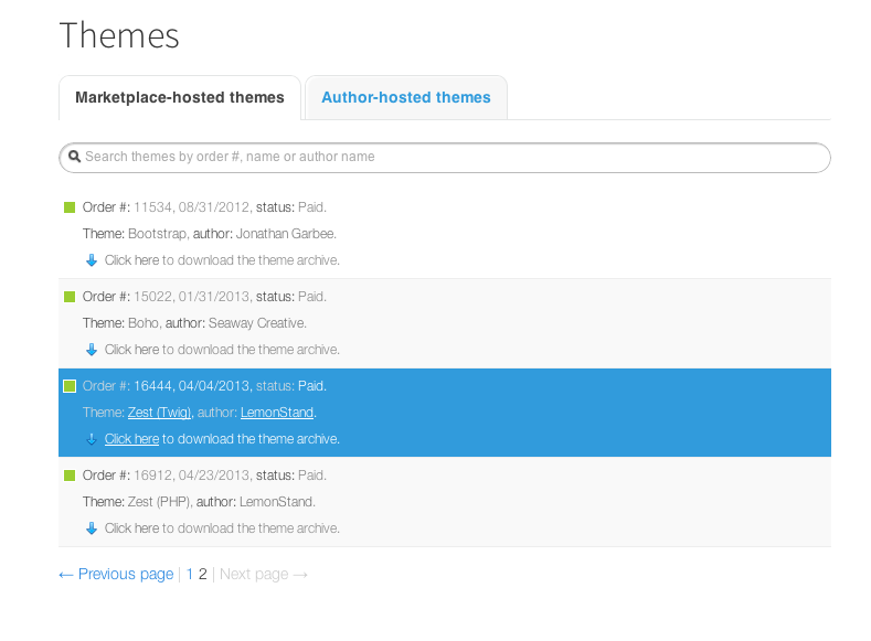 LemonStand Version 1 Installing A Theme